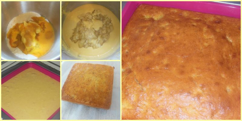 Bananin biskvit s karamelno glazuro – La petite patisserie d'Amelie